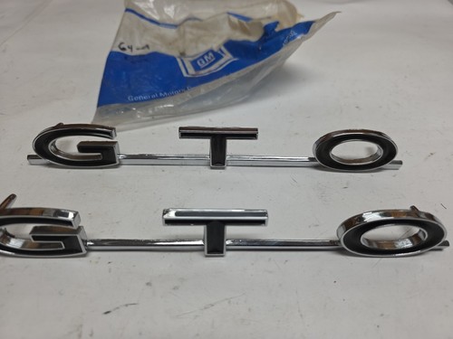 NOS GM 1964-1969 PONTIAC GTO REAR QUARTER PANEL EMBLEM 9775668 | eBay