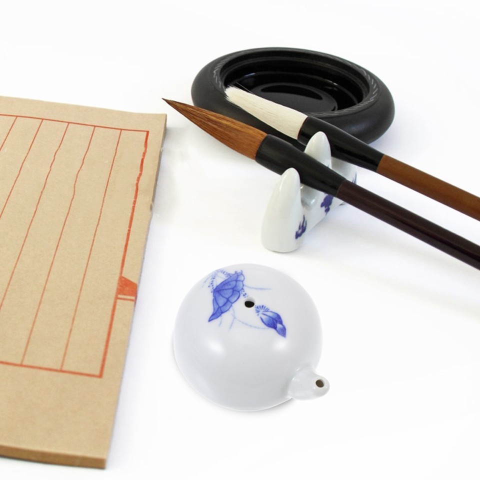 Calligraphy Water Sumi Ink Pot Chinese Art Supplies Dropper | eBay ...