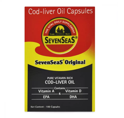 Seven Seas Original Cod Liver Oil Capsule 100 Count | eBay