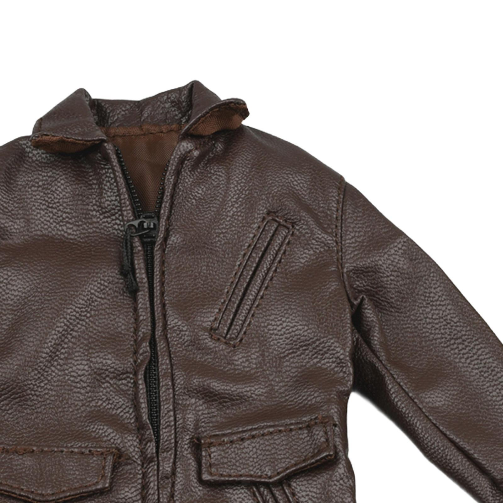 1:6 Action Figures Jacket Dress up Fashion PU Outfits 12 inch Male ...