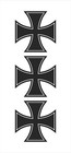 3 German Iron Cross Flag Hard Hat Motorcycle Helmet iPhone Stickers ...