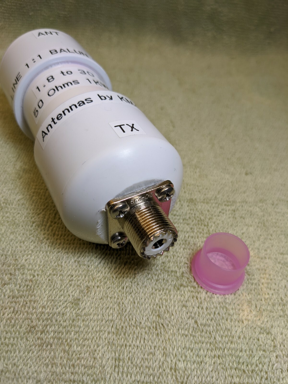 IN-LINE 1:1 AIR CORE BALUN FOR HF ANTENNAS 1.8 TO 30 MHZ 1 KW 50 OHMS ...