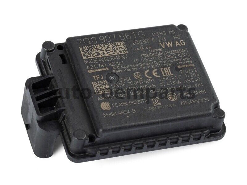 GENUINE OEM FRONT CRUISE CONTROL DISTANCE RADAR SENSOR VOLKSWAGEN ATLAS ...