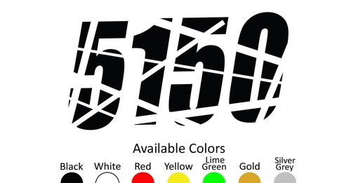 VAN HALEN 5150 VINYL DECAL STICKER CUSTOM SIZE AND COLOR 005 | eBay