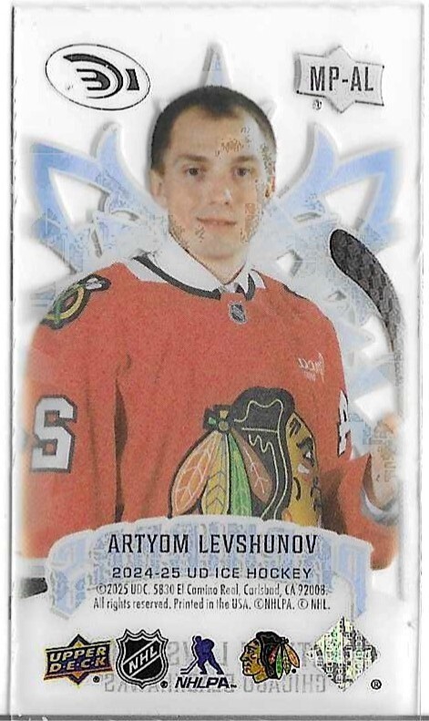 ARTYOM LEVSHUNOV2024-25 UPPER DECK ICE RIP PREMIERES MINI ACETATE BLUE | eBay