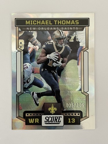 2023 Panini Score Michael Thomas /135 Silver Circular #59 New Orleans ...