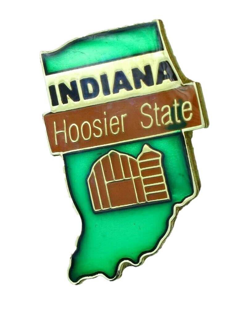 State of Indiana Bike Motorcycle Hat Cap Lapel Pin HP149 | eBay