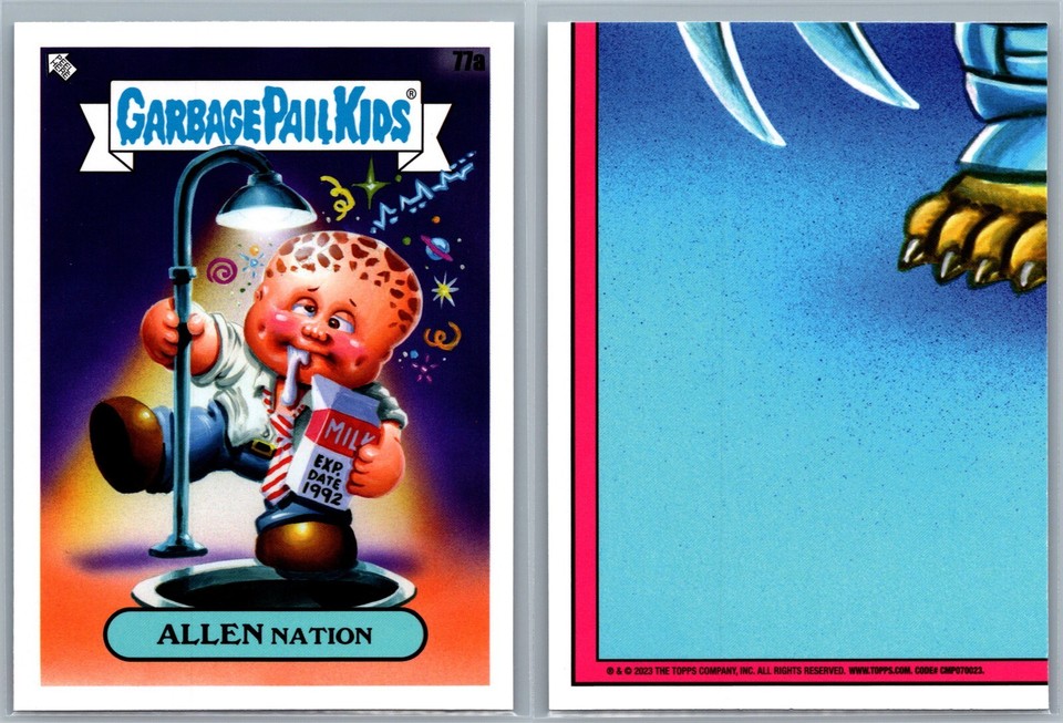 Alien Nation James Caan Garbage Pail Kids 80s Sci-Fi Movie Spoof 2 Card ...