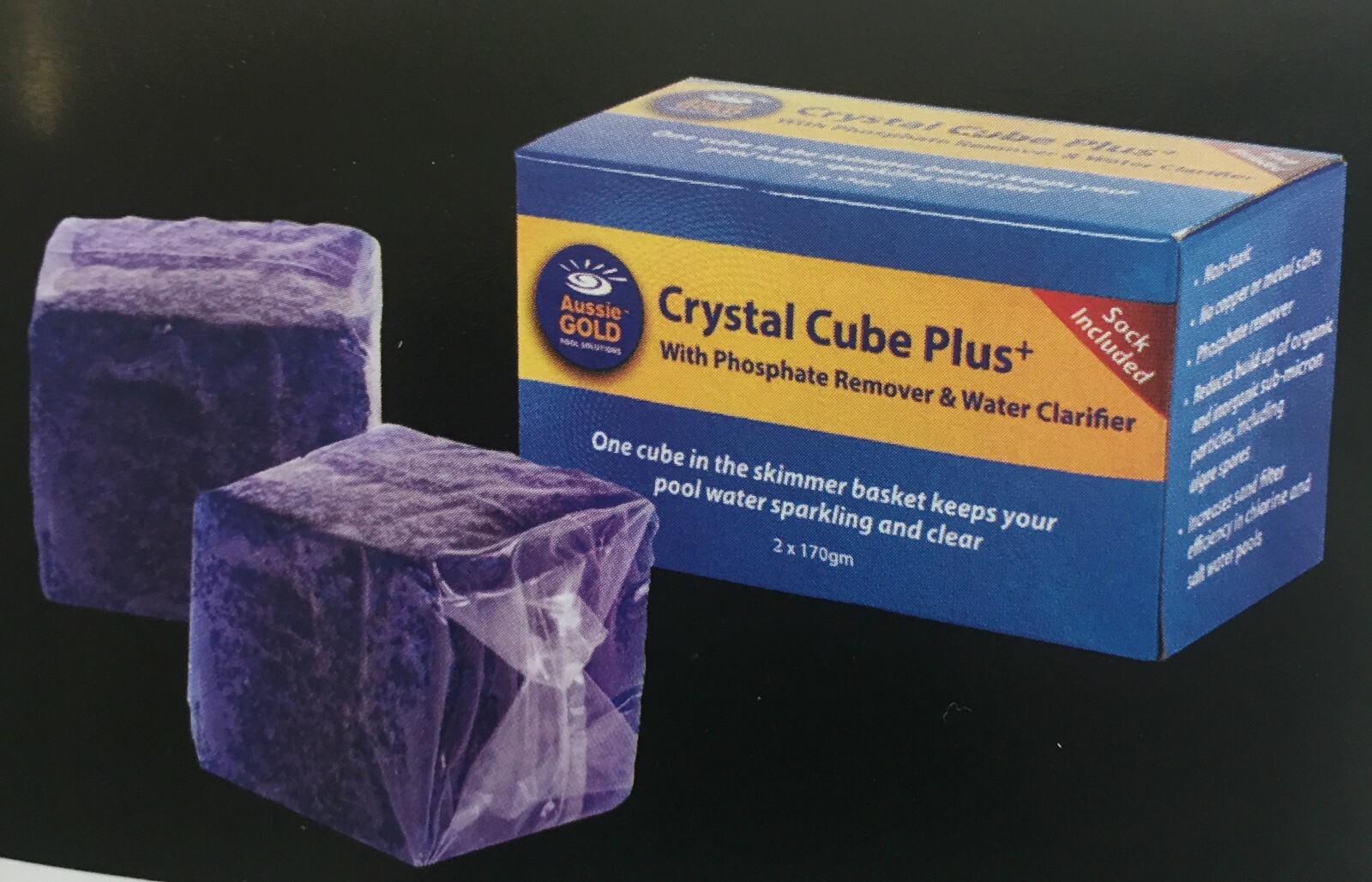 Pool water clarifier floc cubes 170g each phosphate remover & skimmer ...