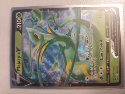 Carte Pokémon Majaspic V 007/195 EB12 Epée & Bouclier Tempête Argentée ...