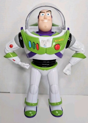 Disney Pixar Toy Story 12" Talking BUZZ LIGHTYEAR Figure Thinkway WORKS ...