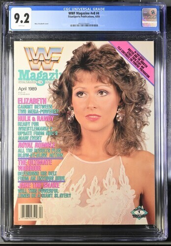 Miss Elizabeth April 1989 WWF Magazine CGC 9.2 (TOP POP) | eBay