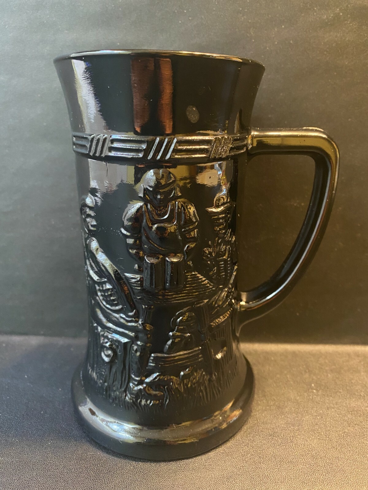 Vtg Indiana Glass Tiara Black Amethyst Mugs ~ Tavern ~ Sold as Each ...