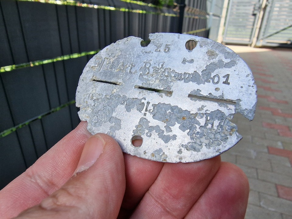 WW2 Original German ID Dog Tags. Battlefield relic | eBay