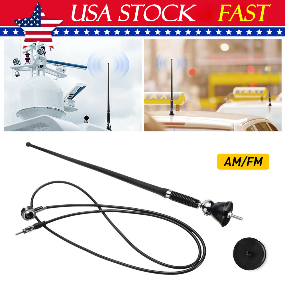 NEW Waterproof Car Radio Antenna FM AM Aerial for ATV UTV Motorcycle ...