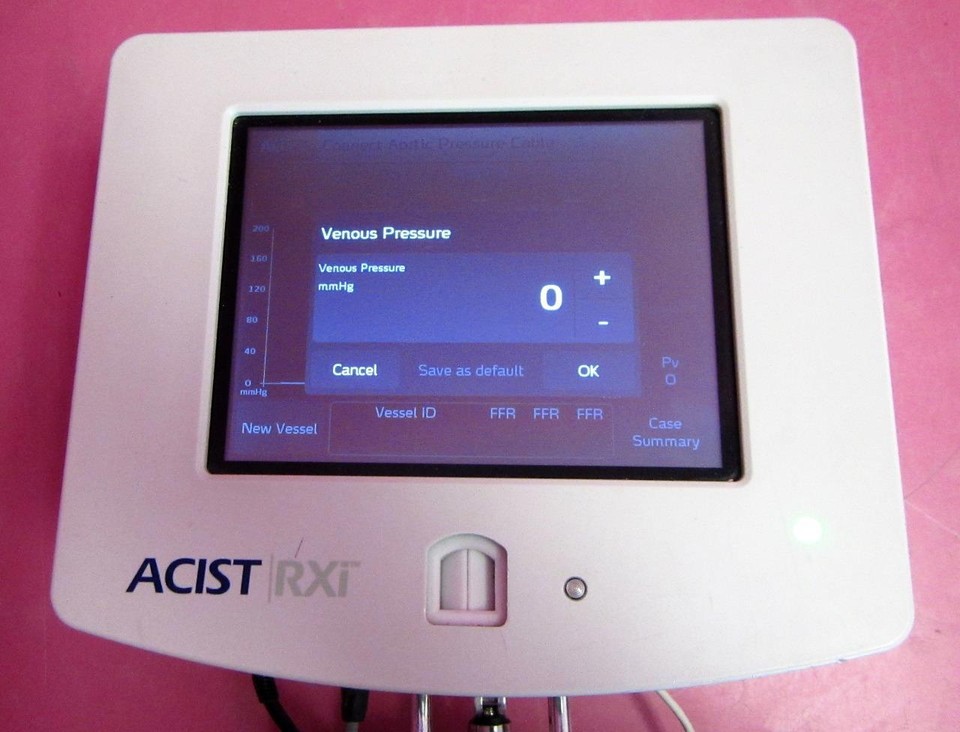 2016 Acist RXi 014666 FFR Intravascular Pressure Monitor Console & Rail ...