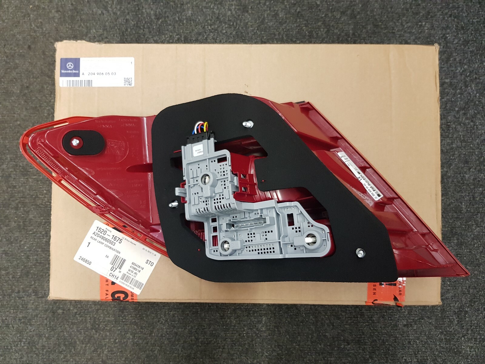 Mercedes-Benz C-Class Coupe 204 model Drivers side rear lamp ...