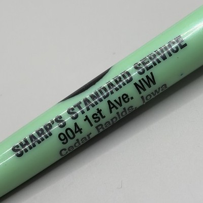 VTG Ballpoint Pen SHARP'S STANDARD SERVICE Cedar Rapids Iowa IA | eBay