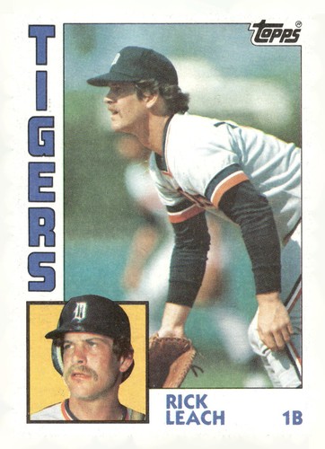 1984 Topps #427 Rick Leach Detroit Tigers Baseball Card | eBay