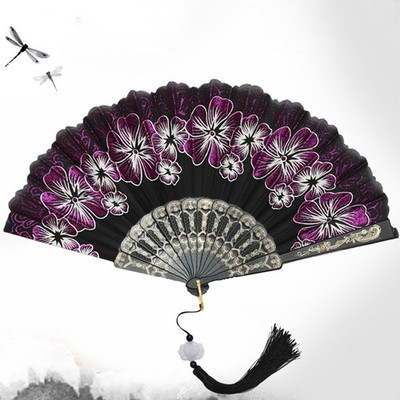 Chinese Style Hand Held Fan Dance Performance Props Dance Fan | eBay ...