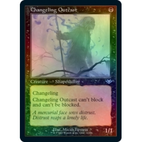 Foil Changeling Outcast (retro Frame) M/NM Magic MTG Modern Horizons | eBay