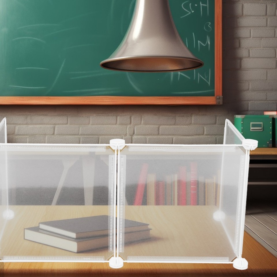 Desk Divider Privacy Panel Partition Classroom Shield Lightweight ...