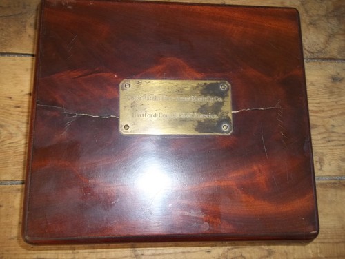 colt pocket pistol display wood case | eBay UK