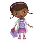 DOC MCSTUFFINS giant wall sticker MURAL 18 decals 37" tall Disney ...