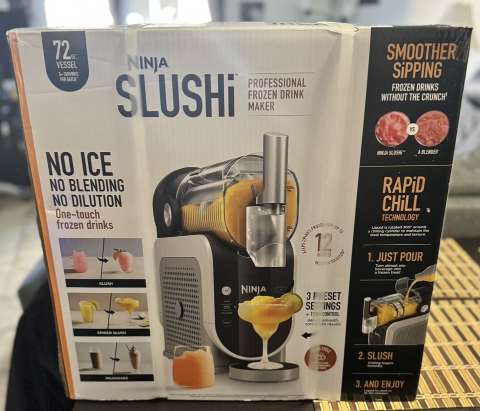 Ninja SLUSHi 3-IN-1 72oz Professional Frozen Drink Maker Model-FS300 ...