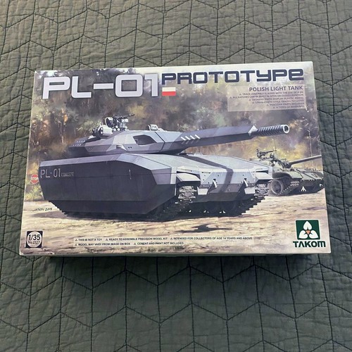 Takom 2127 1/35 Model Polish PL01 Prototype Light Tank - Shipped in USA ...