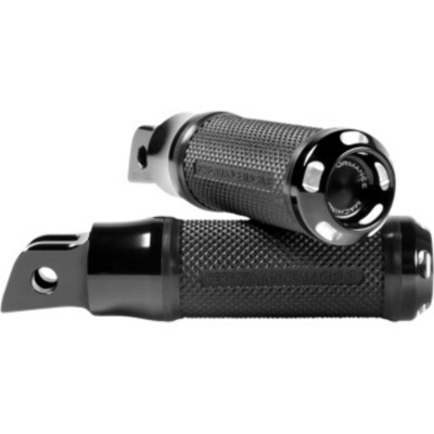 Performance Machine Black Apex Passenger Foot Pegs Harley M-Eight ...