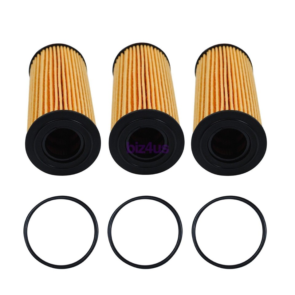 3 Pcs 68191349AC Oil Filter For Chrysler Jeep Dodge RAM 3.2L 3.6L V6 MO ...