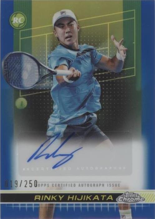 2024 Topps Chrome - Autographs I Rinky Hijikata #TCA-RHA Blue Refractor ...
