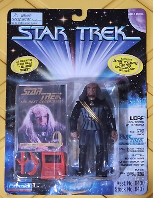 1995 Star Trek Next Generation Worf Governor of H'atoria Figure ...