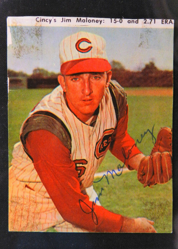 Jim Maloney Signed Autograph Clipping | eBay