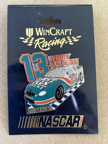 NASCAR Jerry Nadeau Car #13 First Plus Loans Lapel Hat Jacket Vest Race ...