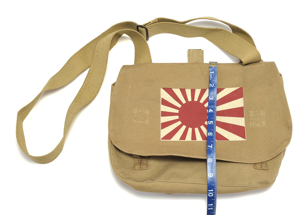 WW2 Japanese Haversack Zatsumo with Rising Sun Flag Musette Bag | eBay