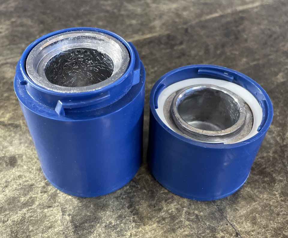 LEAD VIAL PIG (Small Blue) - Lead Lined Storage/Shipping Container ...