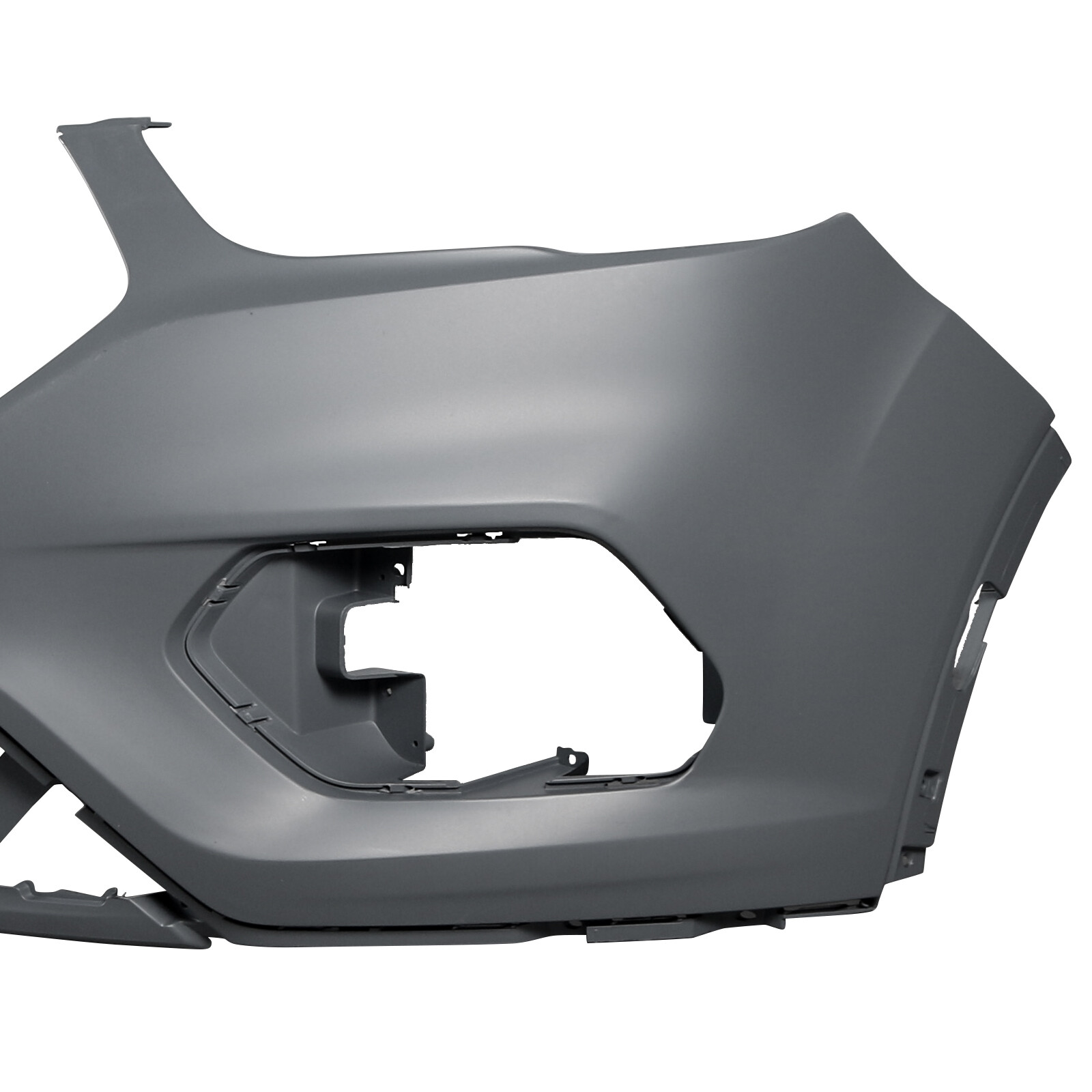 Front Bumper Cover Fit For 2017-2019 Ford Escape Primed Plastic Black ...