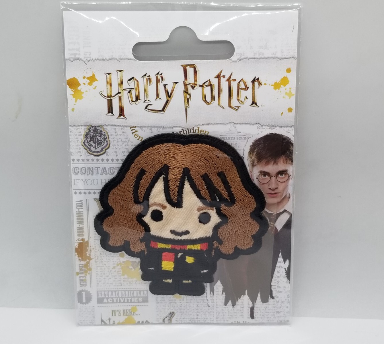 Harry Potter Iron-On Patch: Cute Hermione Granger w/Gryffindor Scarf ...