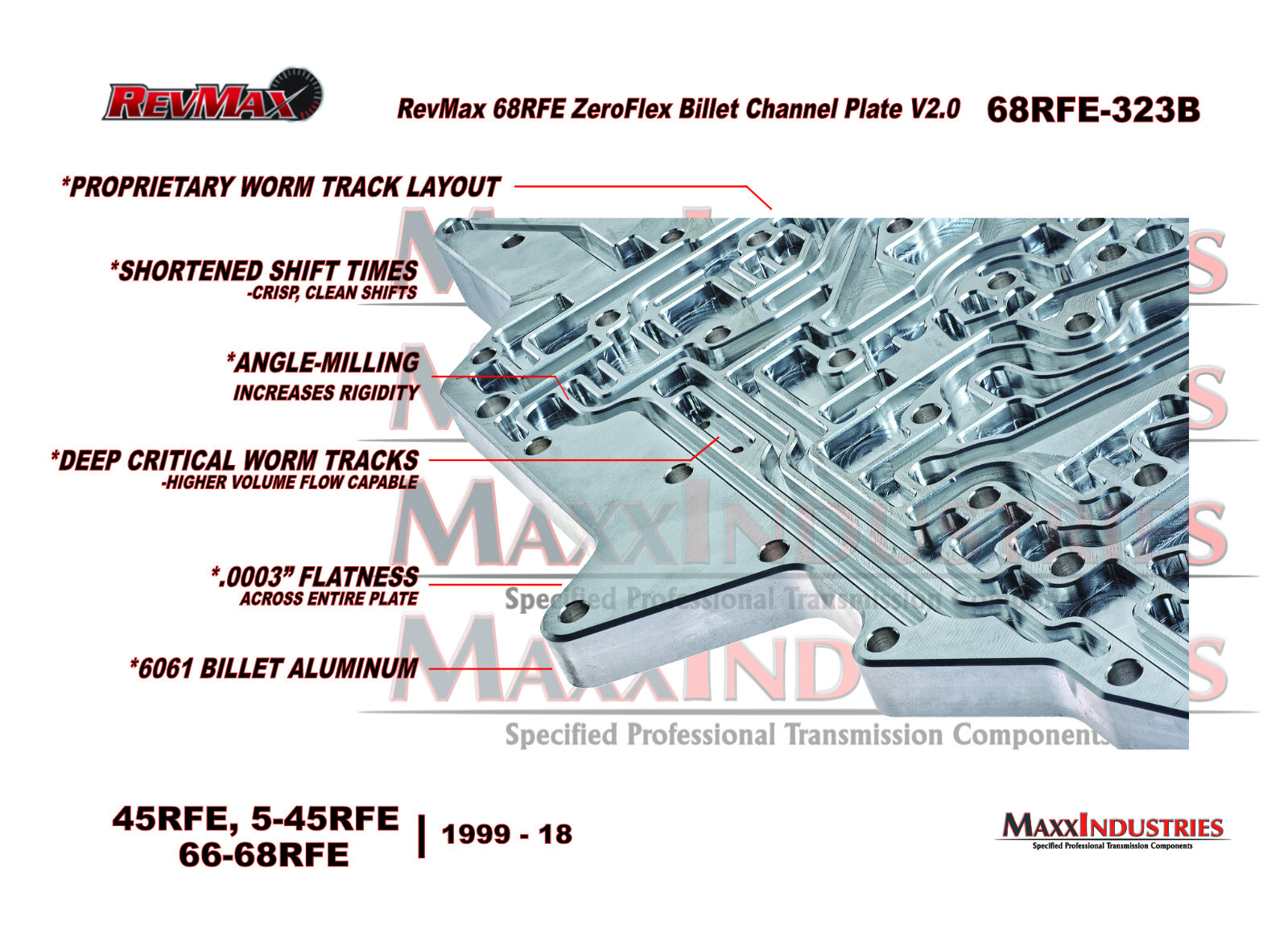 545RFE 68RFE Transmission Valve Body - Accumulator Upgrades ...
