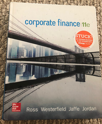 Corporate Finance 11e Ross Westerfield Jaffe Jordan Hardcover | eBay