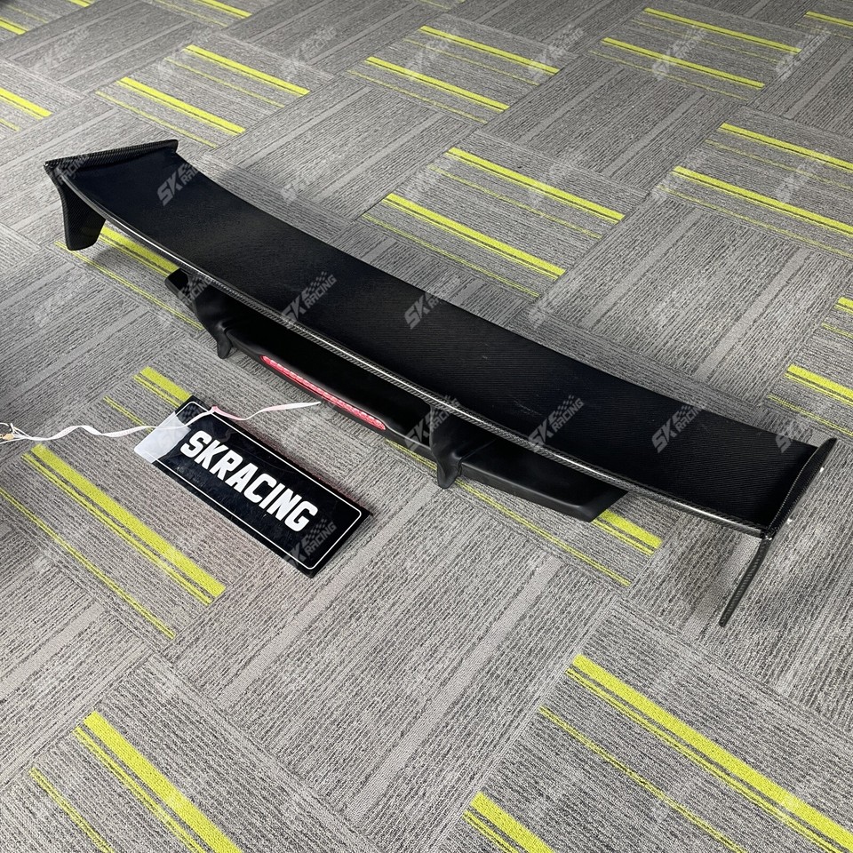For Nissan GT-R GTR R35 09-24 Real Carbon Fiber Rear Trunk Spoiler Wing ...