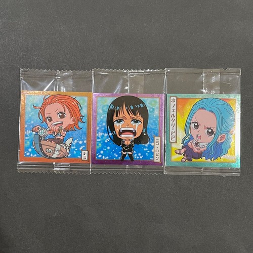S2535 Nami Nico Robin & Vivi Holo Japanese One Piece Wafer Stickers ...