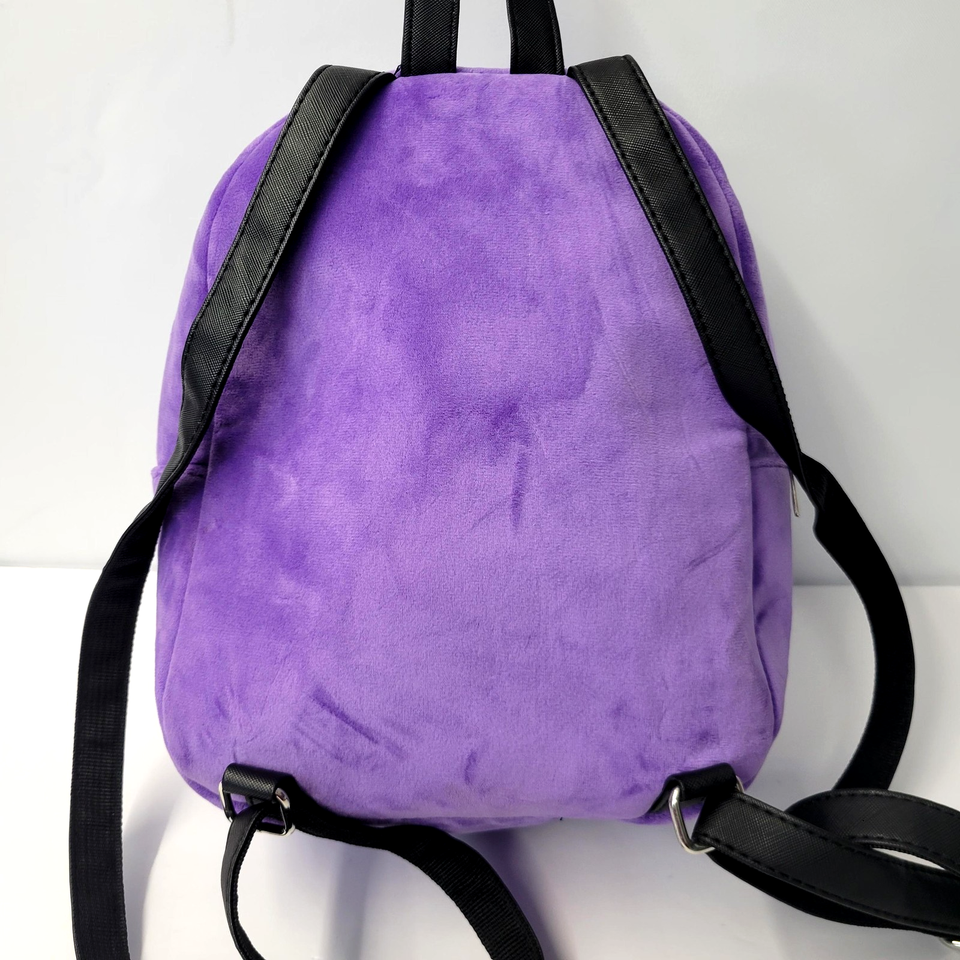 Bioworld Pokemon Gengar Backpack Unisex Small Purple Plush Mini Bag ...