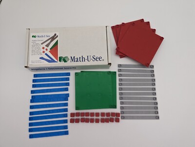 Math U See Manipulatives Algebra/Decimal Insert Kit Demme Learning | eBay