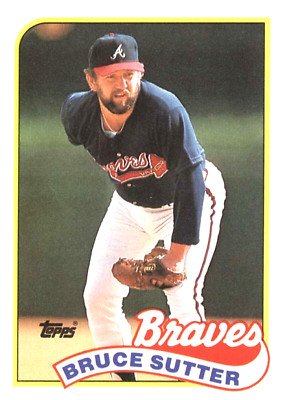 1989 Topps #11 Bruce Sutter Atlanta Braves HOF | eBay