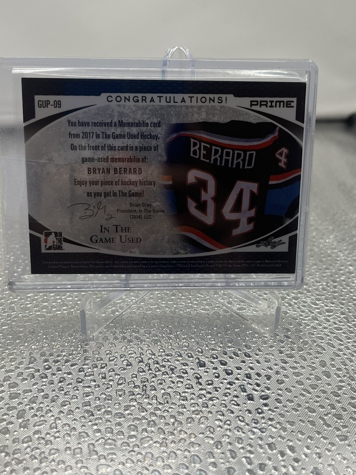 Bryan Berard In The Game New York Islanders Fisherman Patch | eBay
