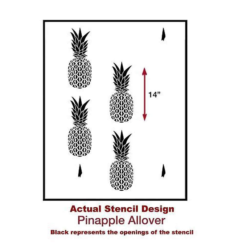 Pineapple Stencil Pattern