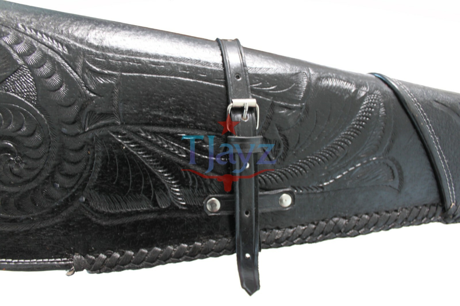 TJAYZ NEW Tooled Rifle Cover Scabbard Shotgun Sleeve Leather Case ...